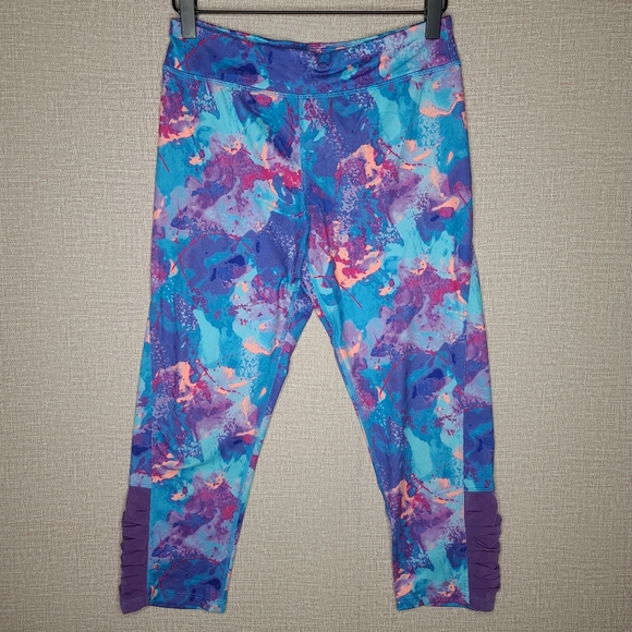 Champion | Bottoms | Champion Paint Splatter Leggings 34 Length With ...